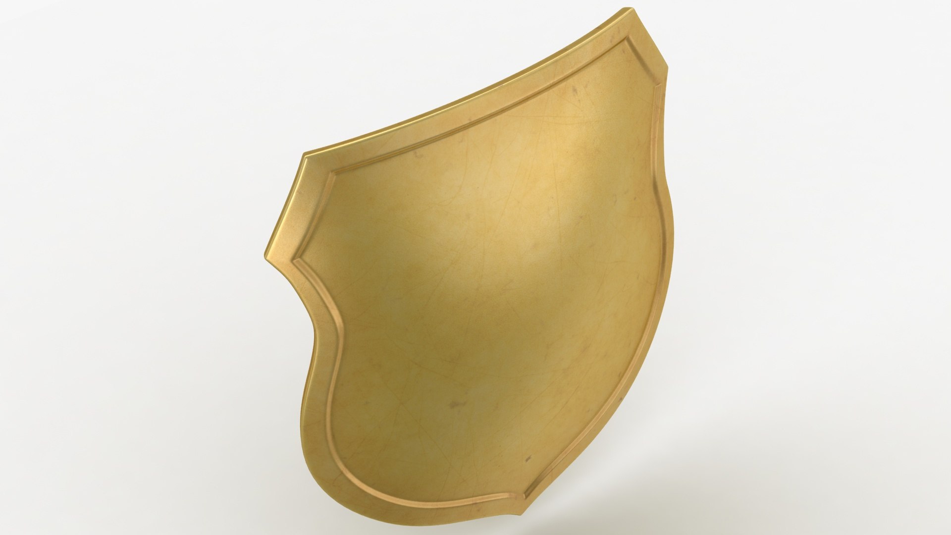 Gold Shield 02 3D - TurboSquid 1575809