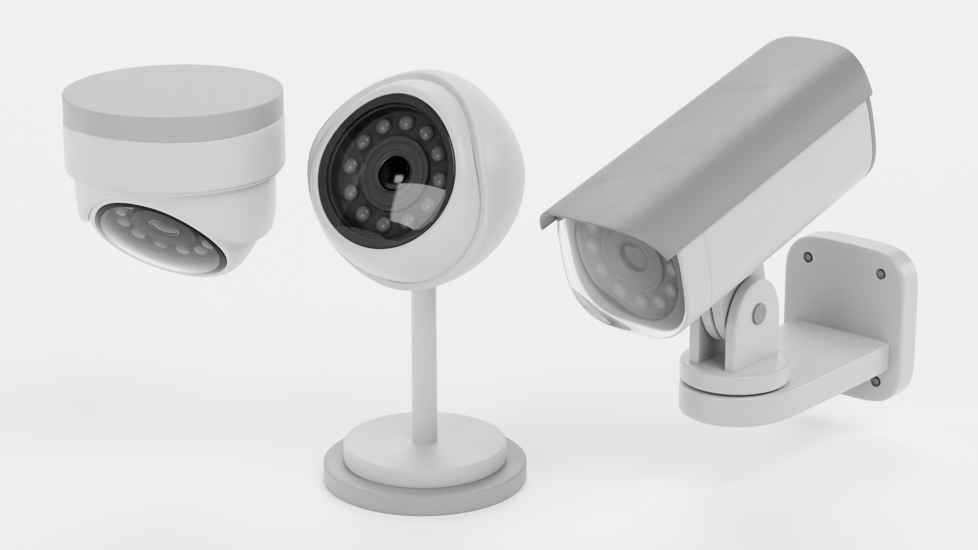 3D Model IP Cameras - TurboSquid 2123575