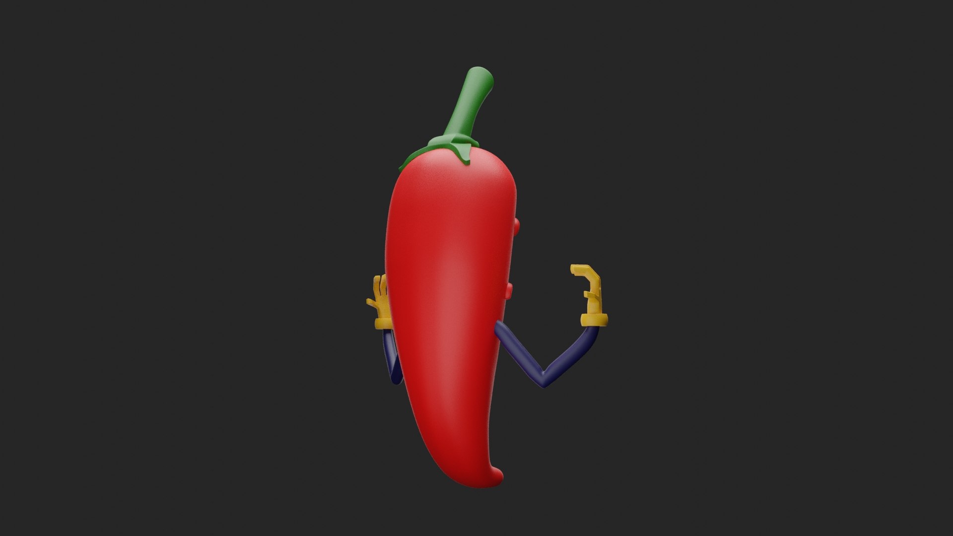 3D Chilli Character - TurboSquid 2207661