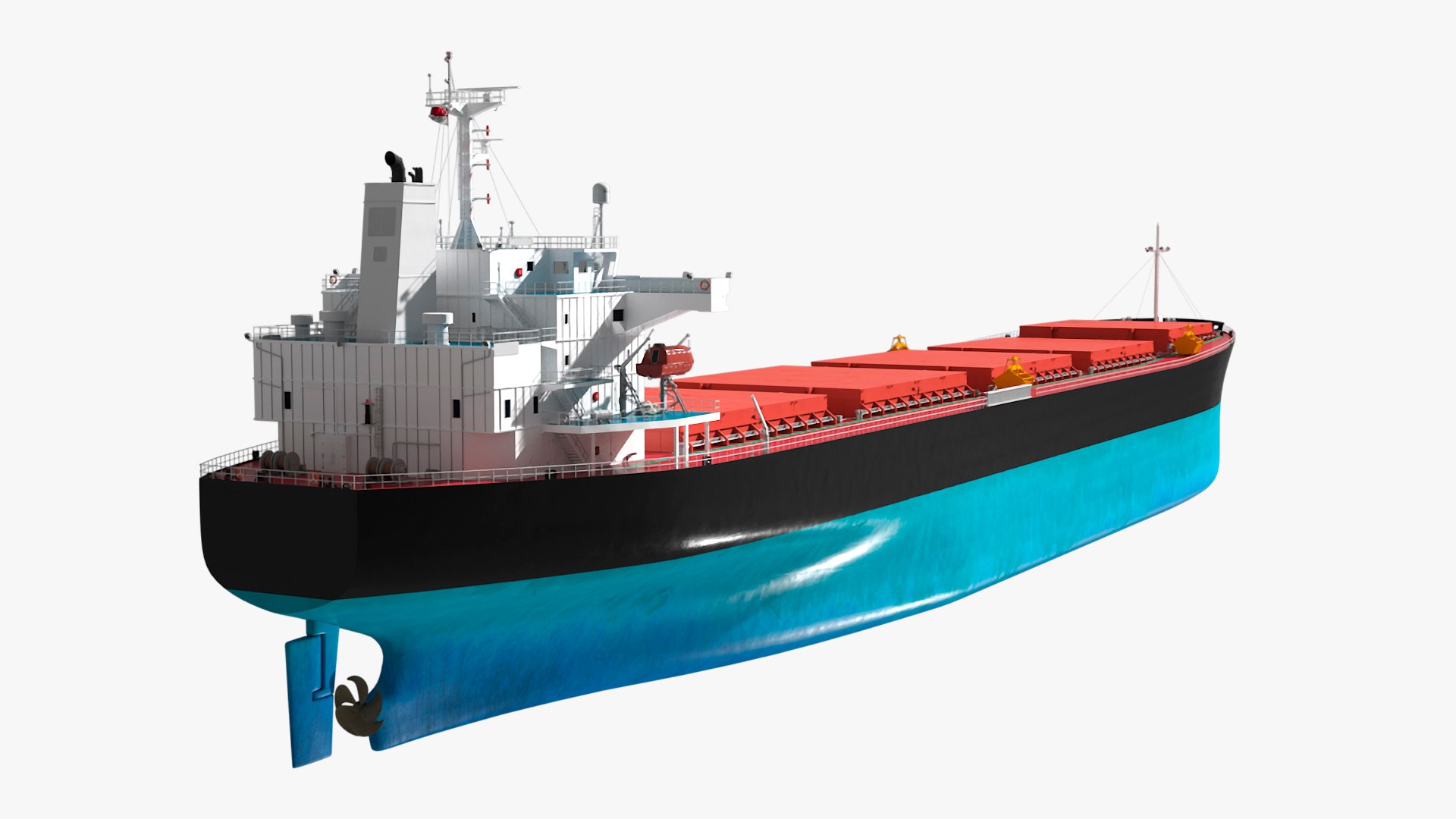 3D Merchant Vessel - TurboSquid 2384453