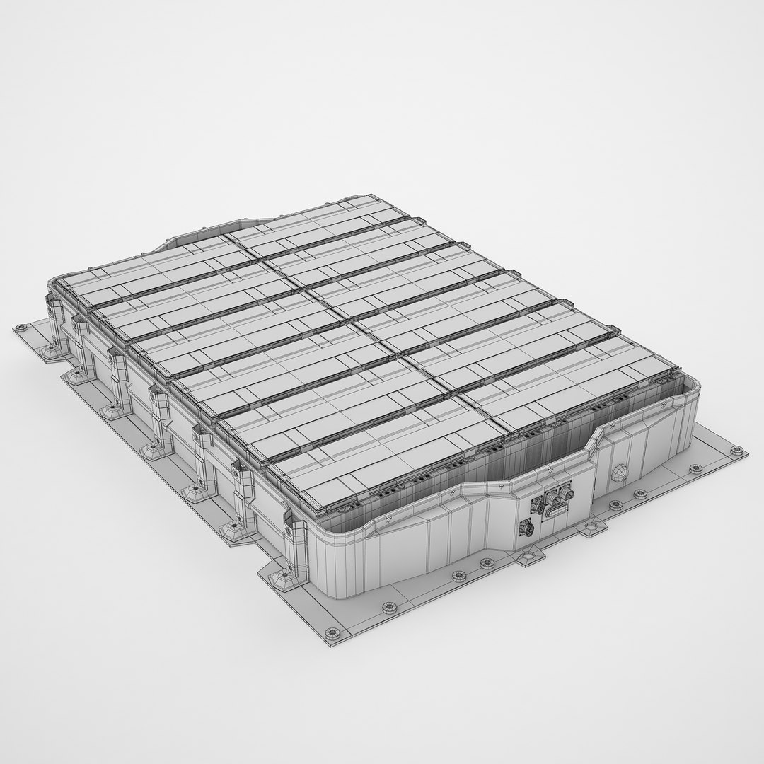 3D Electric Cars Battery Generic 01 - TurboSquid 1774478