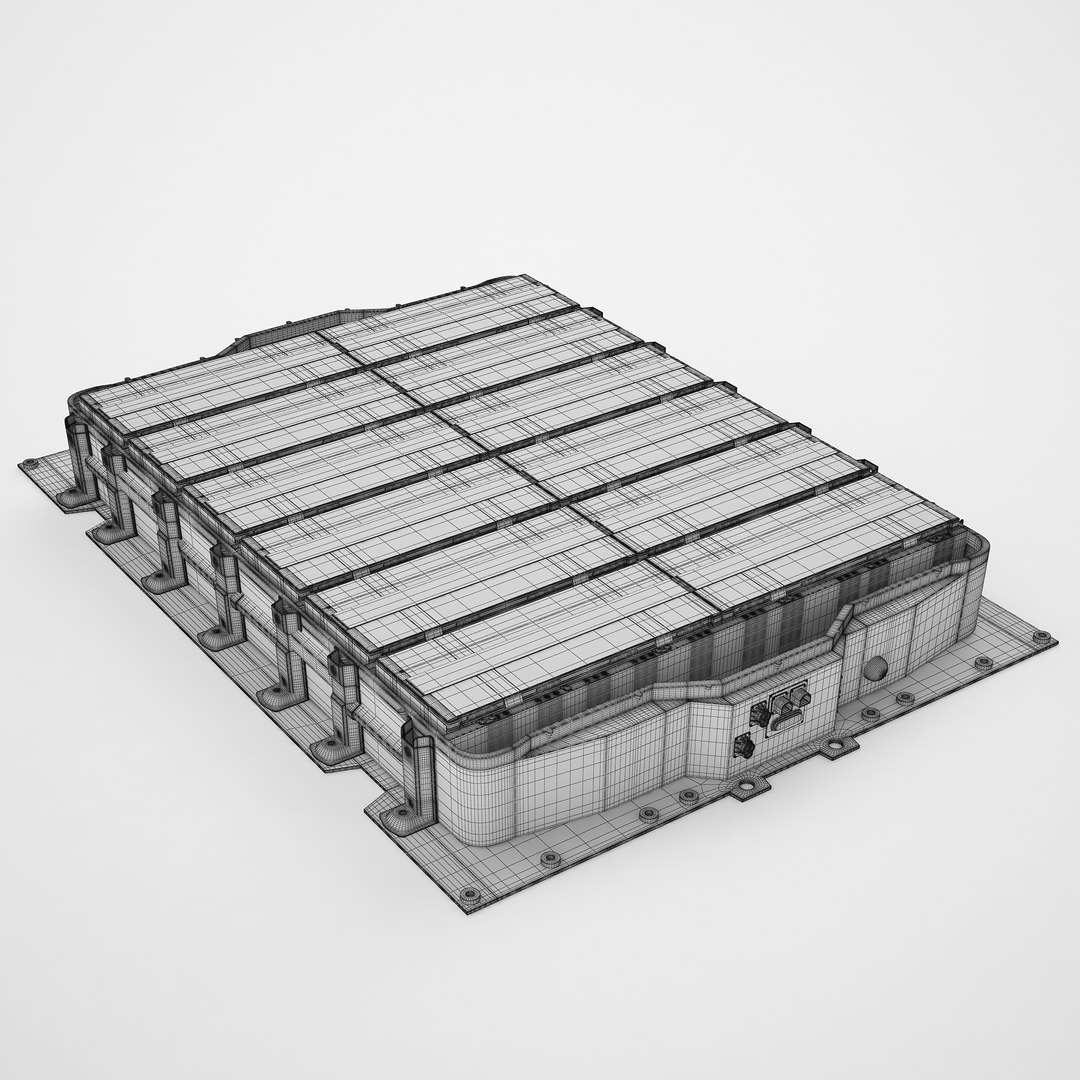3D Electric Cars Battery Generic 01 - TurboSquid 1774478