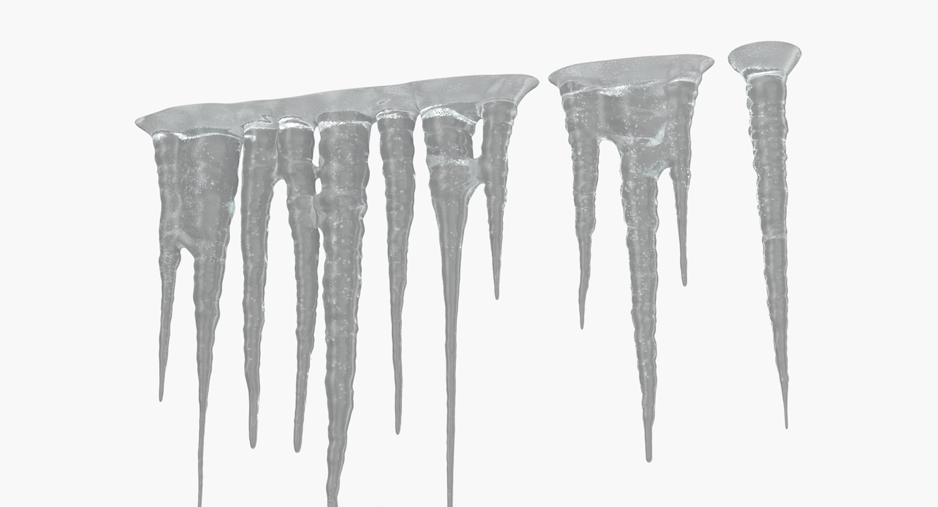 Icicles 3d Model