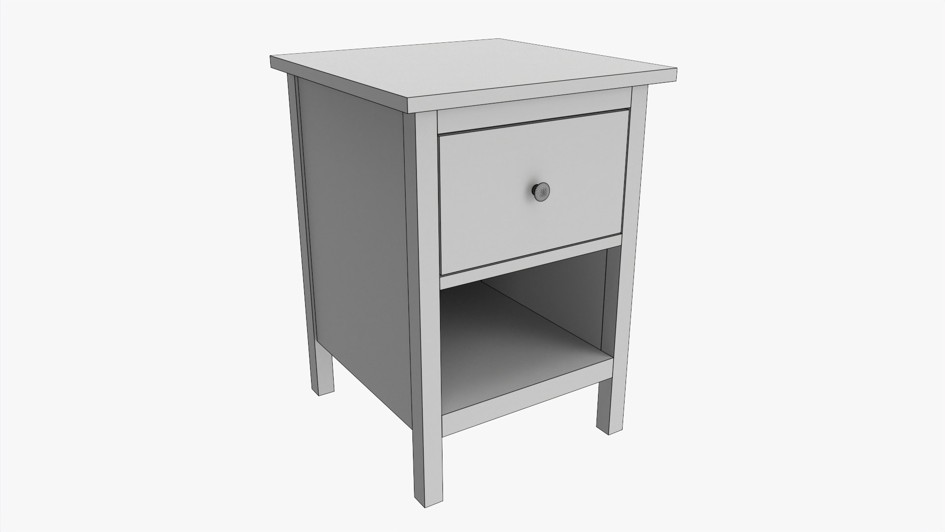 3D Bedside table 02 model - TurboSquid 1866731