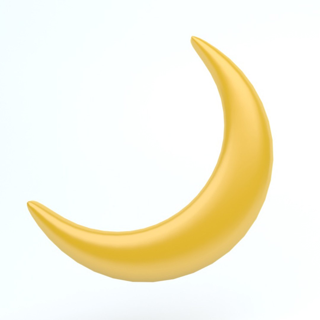 3D Icon Moon - TurboSquid 1180749