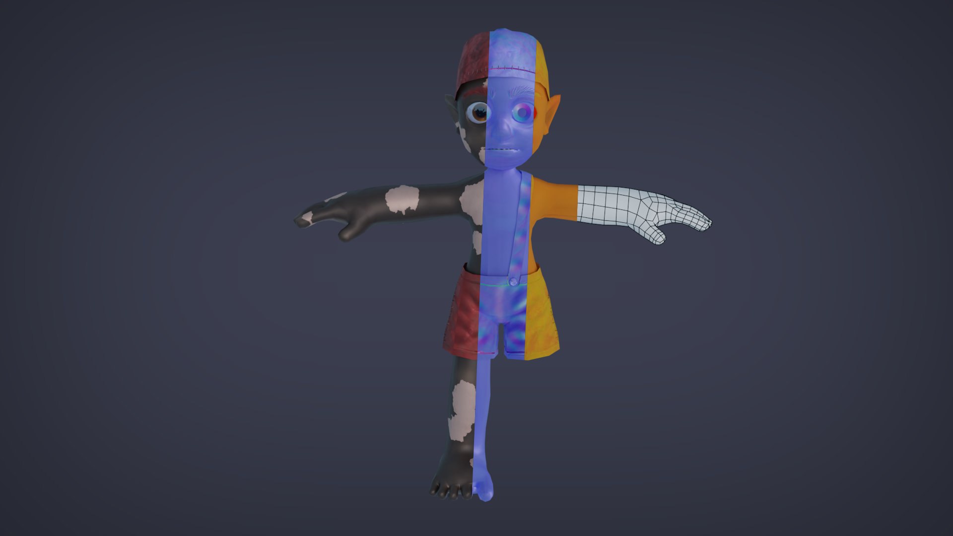 Lowpolly Cartoon Saci For Game 3D - TurboSquid 1972026