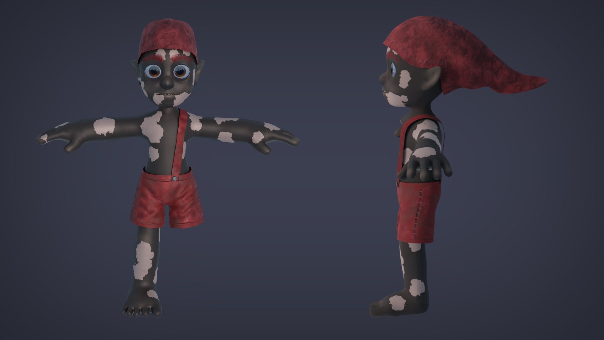 Lowpolly Cartoon Saci For Game 3D - TurboSquid 1972026