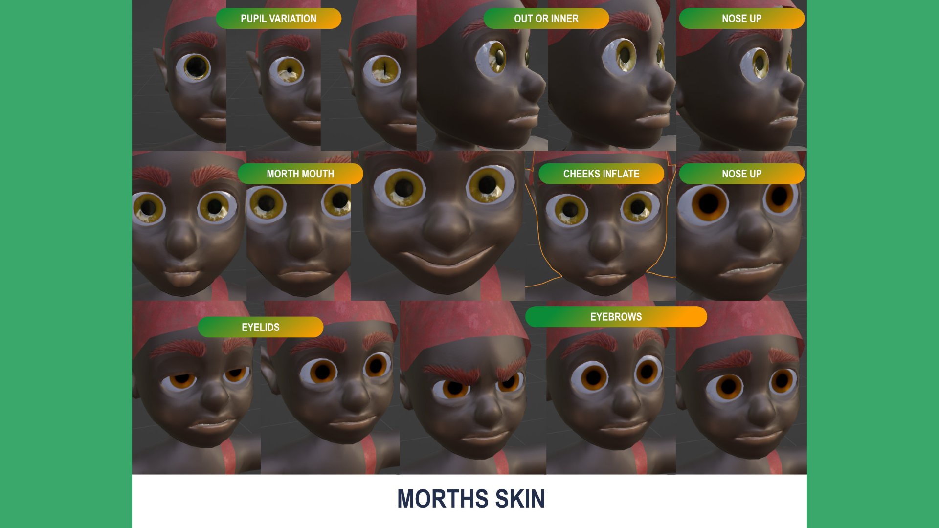 Lowpolly Cartoon Saci For Game 3D - TurboSquid 1972026