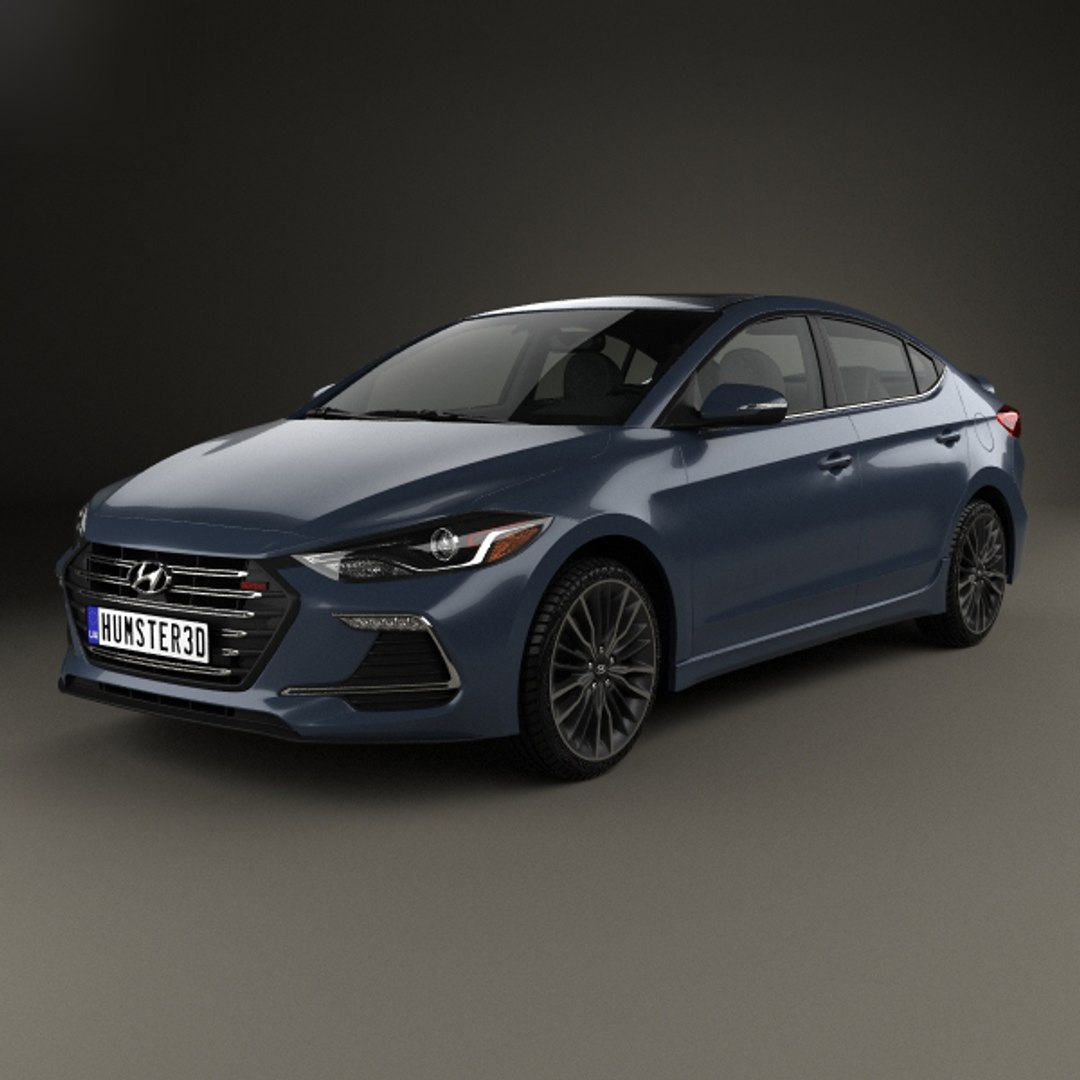 Hyundai Avante 2017 3D Model - TurboSquid 1315075