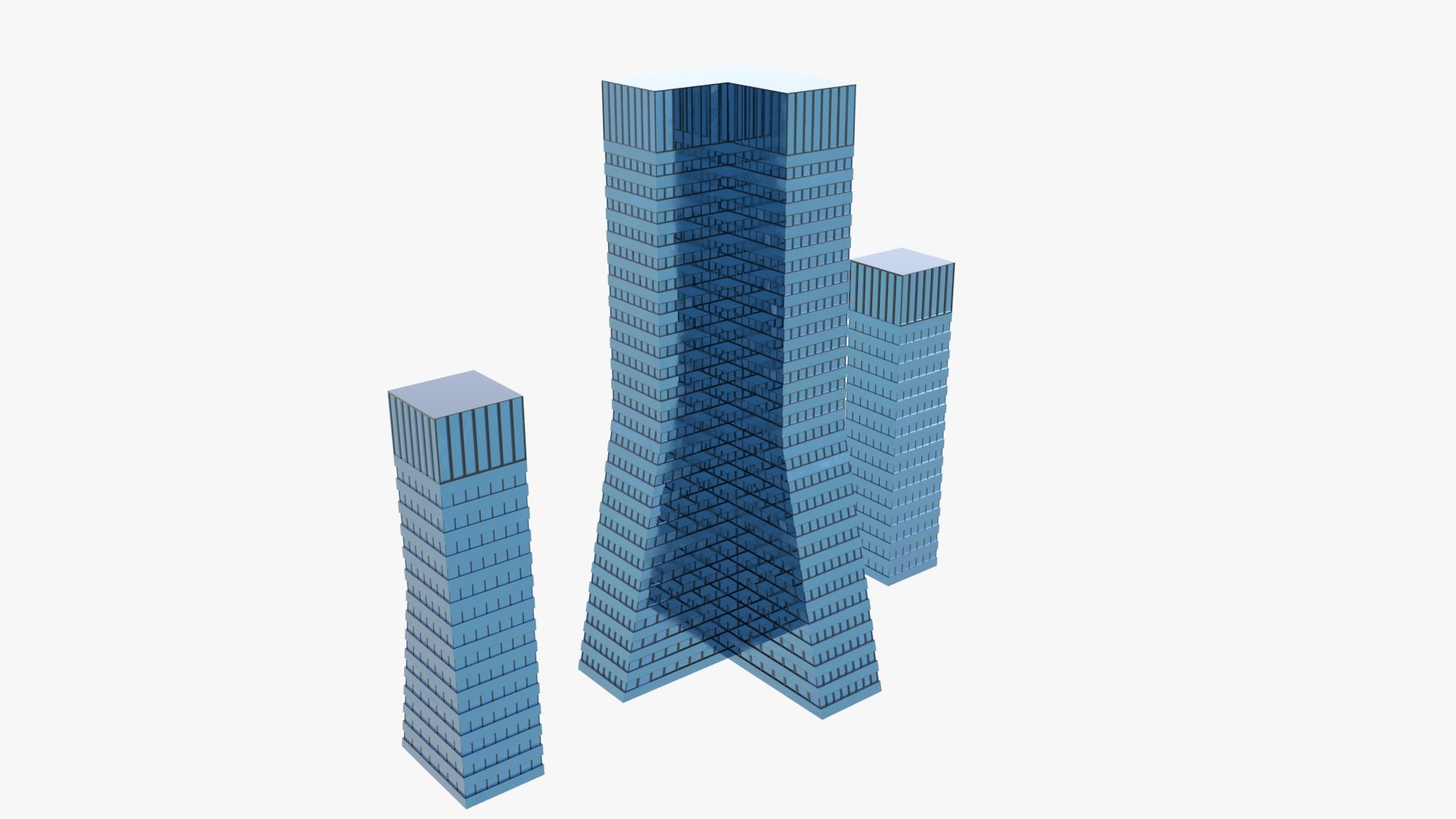 Skyscrapers Tower 3D - TurboSquid 1898364