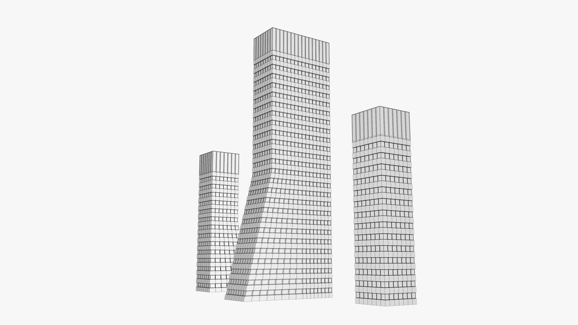 Skyscrapers Tower 3D - TurboSquid 1898364