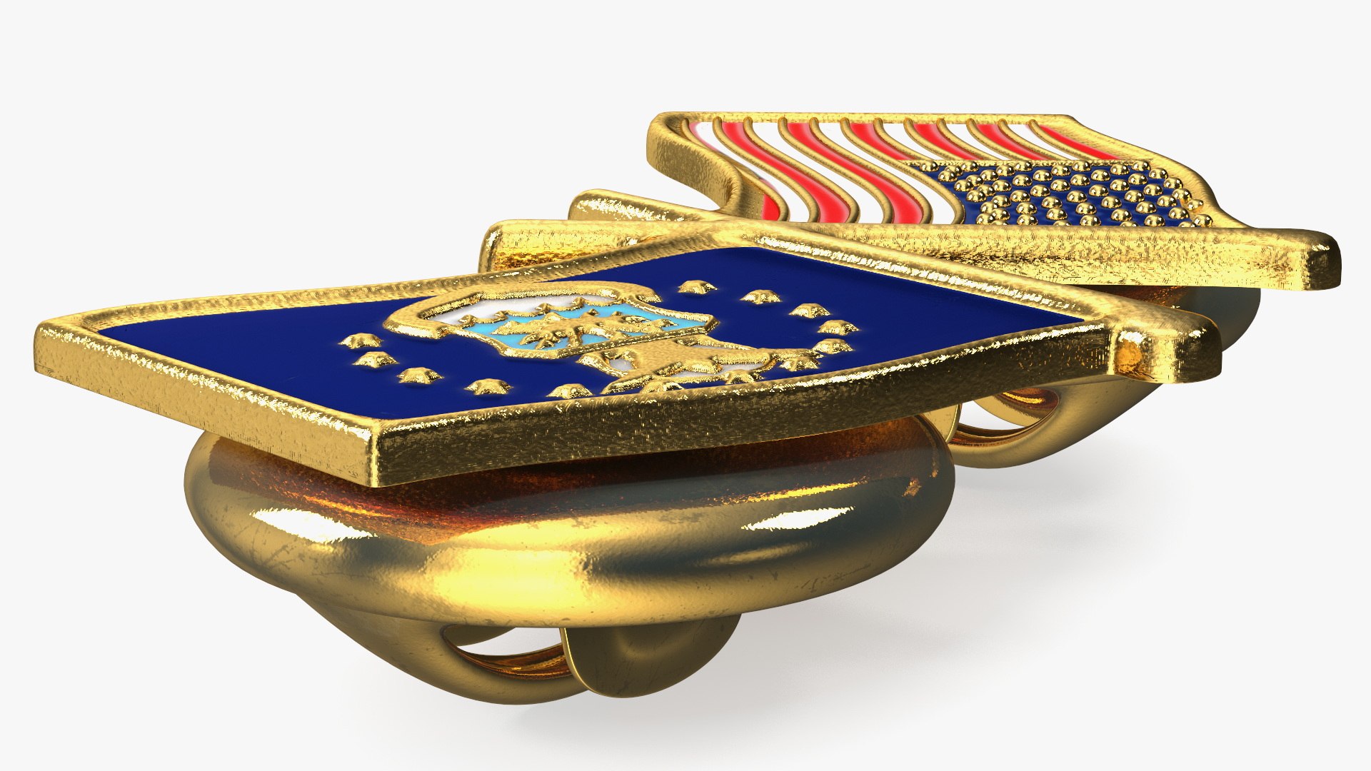 US And Air Force Lapel Pin Model - TurboSquid 2123596