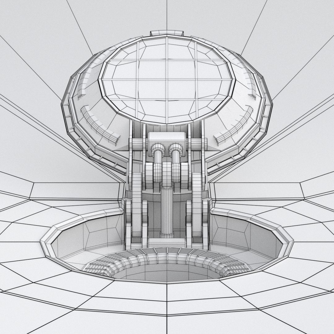 Missile Silo Model - TurboSquid 1226699