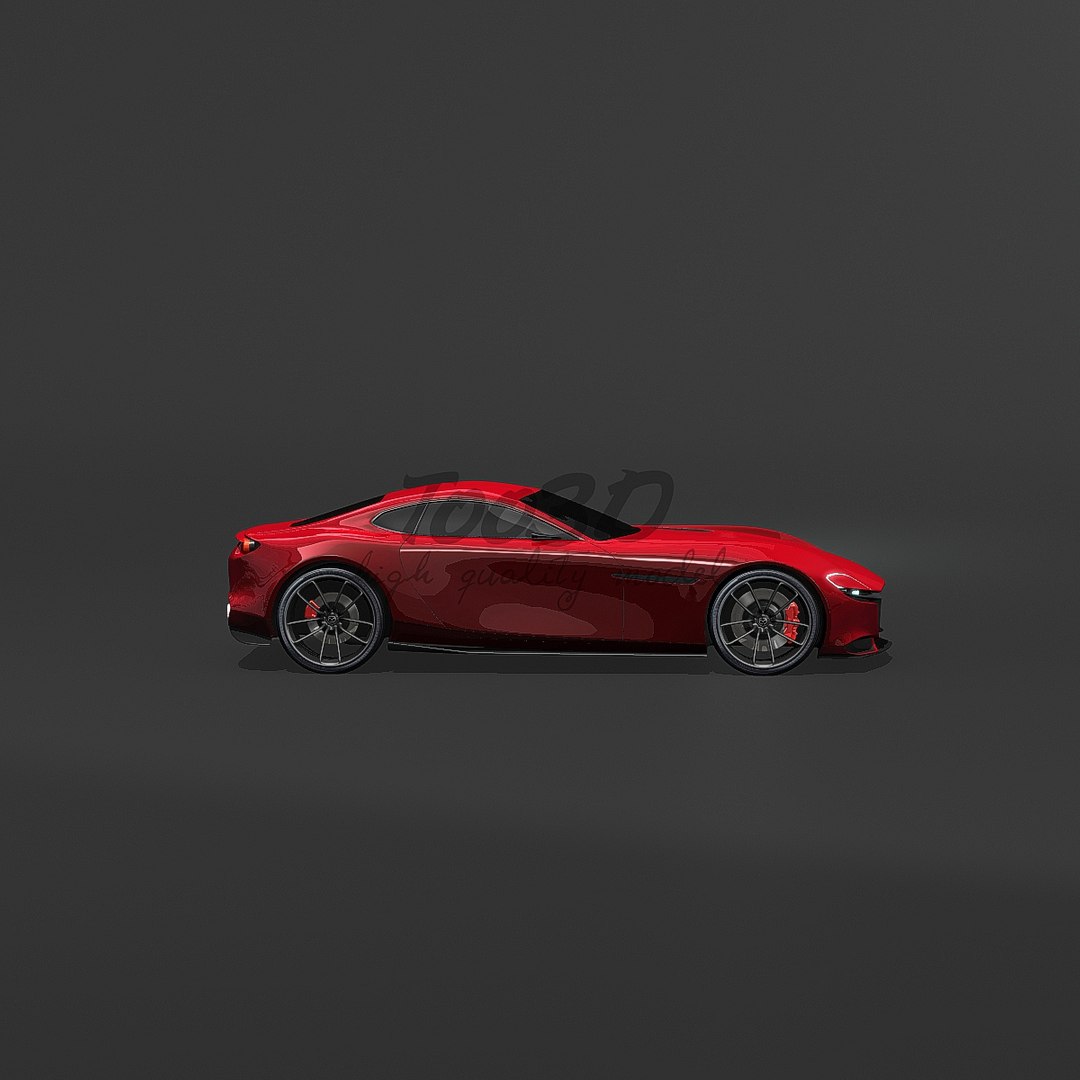 3d model mazda rx concept