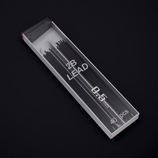 3d mechanical pencil lead model