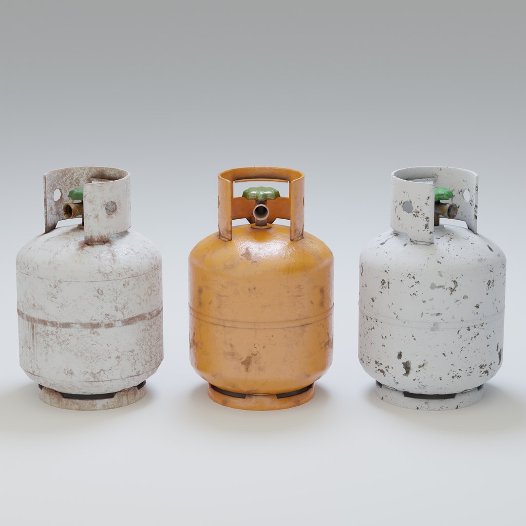 9kg Gas Bottles 3D Model - TurboSquid 1503124