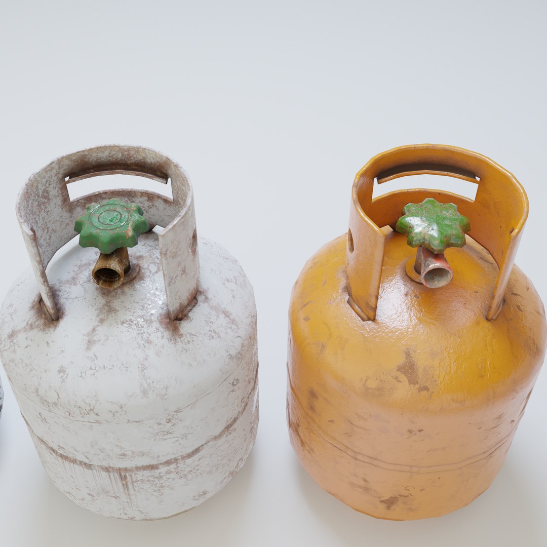 9kg Gas Bottles 3D Model - TurboSquid 1503124