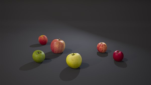 Apple fruit food 3D model - TurboSquid 1686328