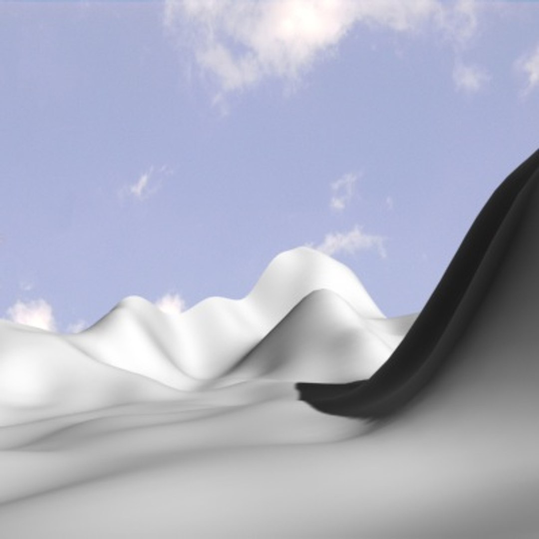 snow snowy 3d max