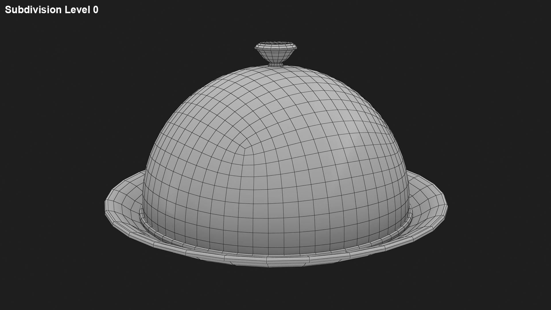 Food Cloche Model - TurboSquid 2211211