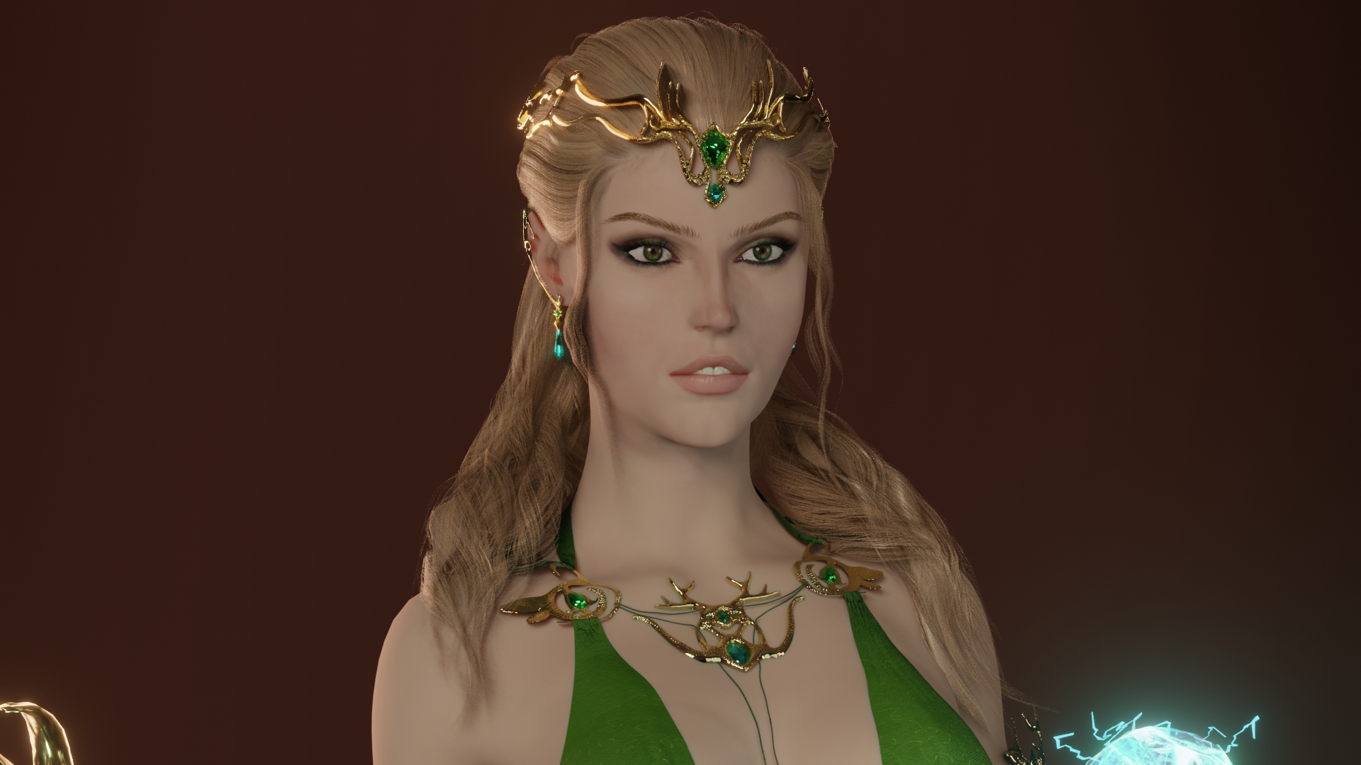 3D Model Beautiful Elven Wizard - TurboSquid 2039596