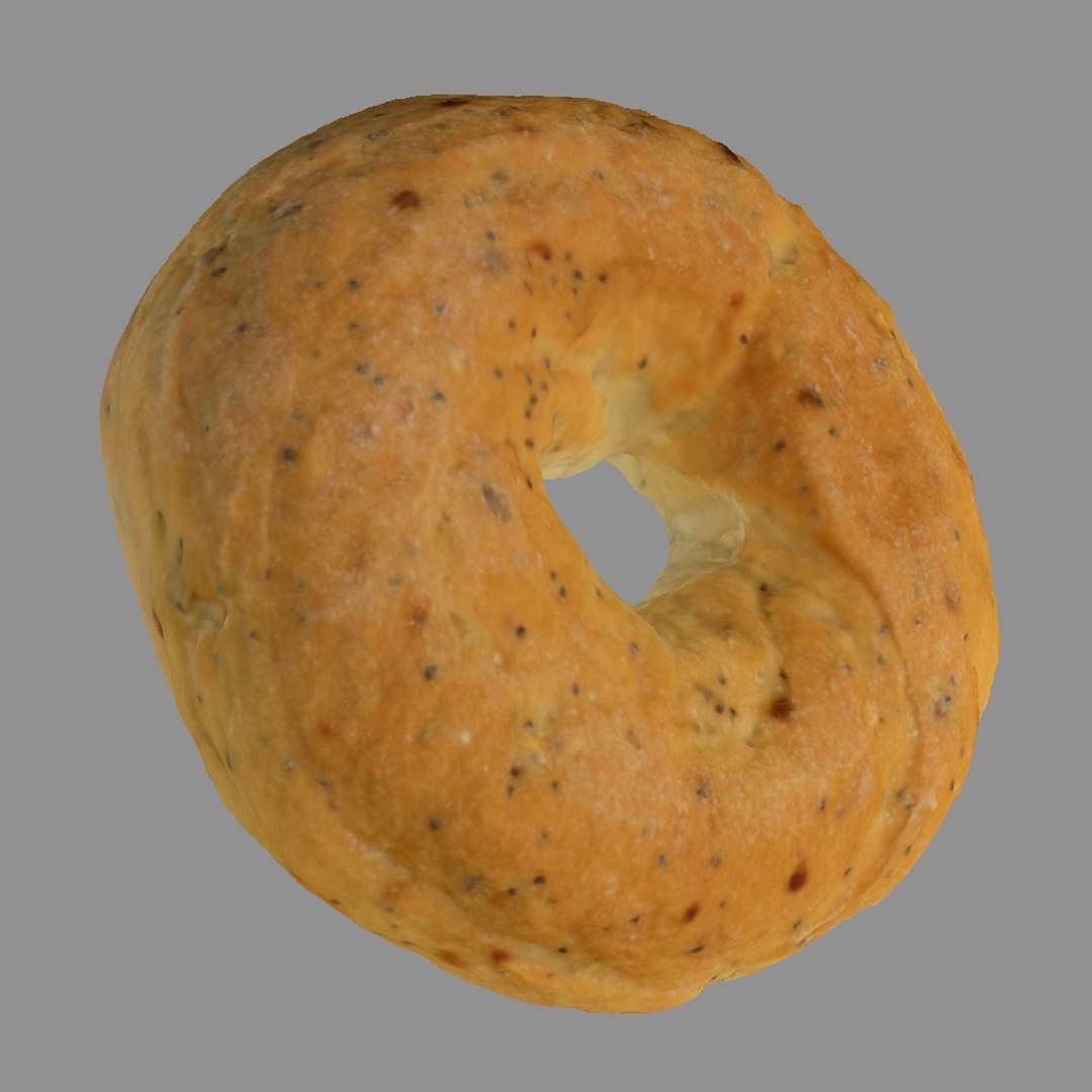 Bagel 02 3d Model