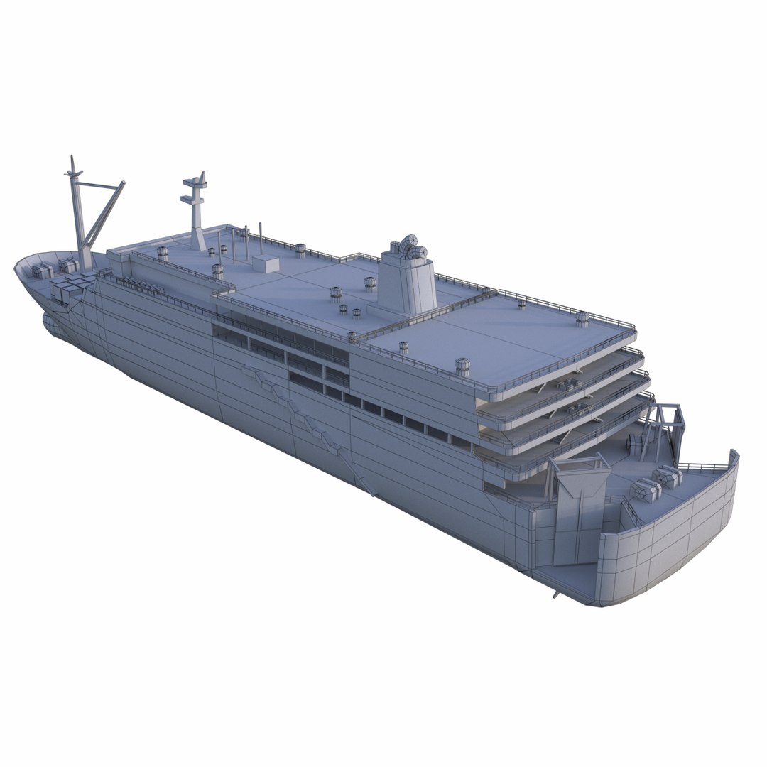 3D Ferry - TurboSquid 1171822