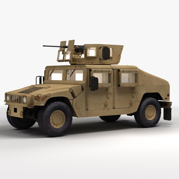 3ds realistic hmmwv military humvee