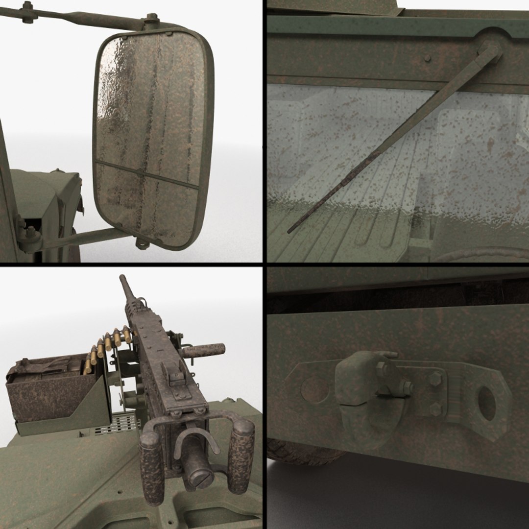 3ds realistic hmmwv military humvee