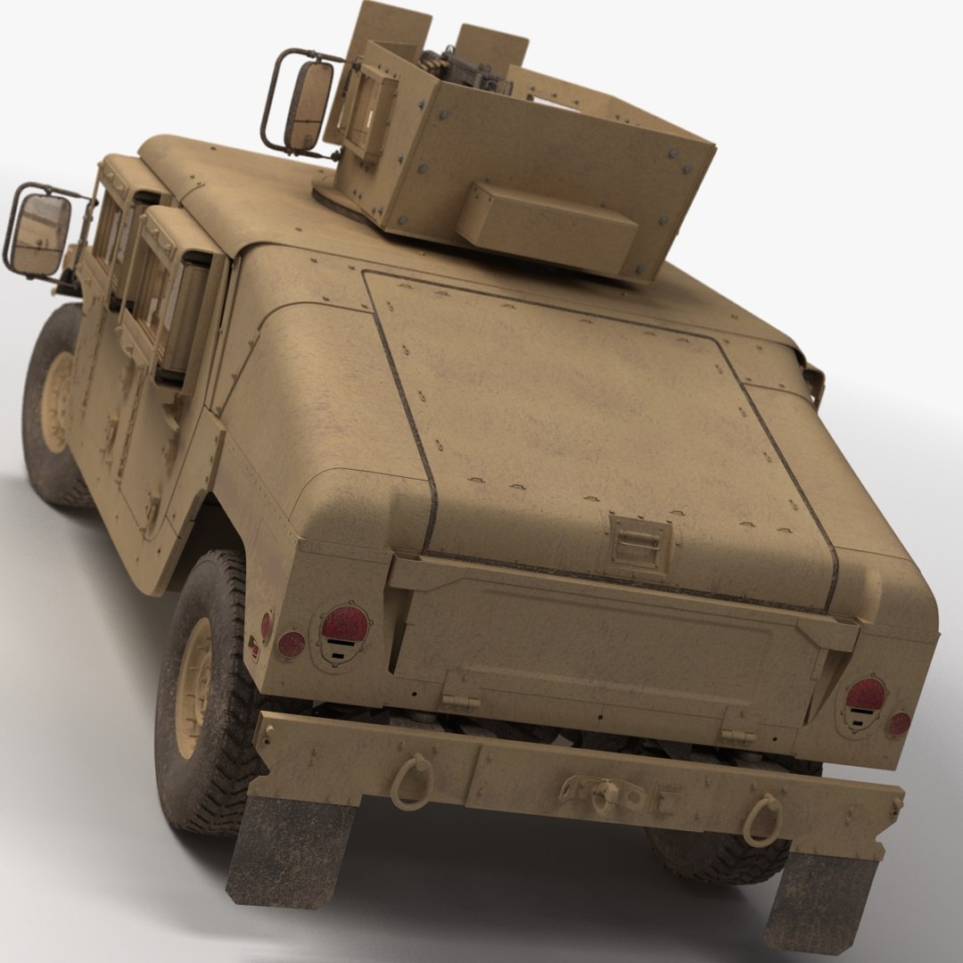 3ds realistic hmmwv military humvee