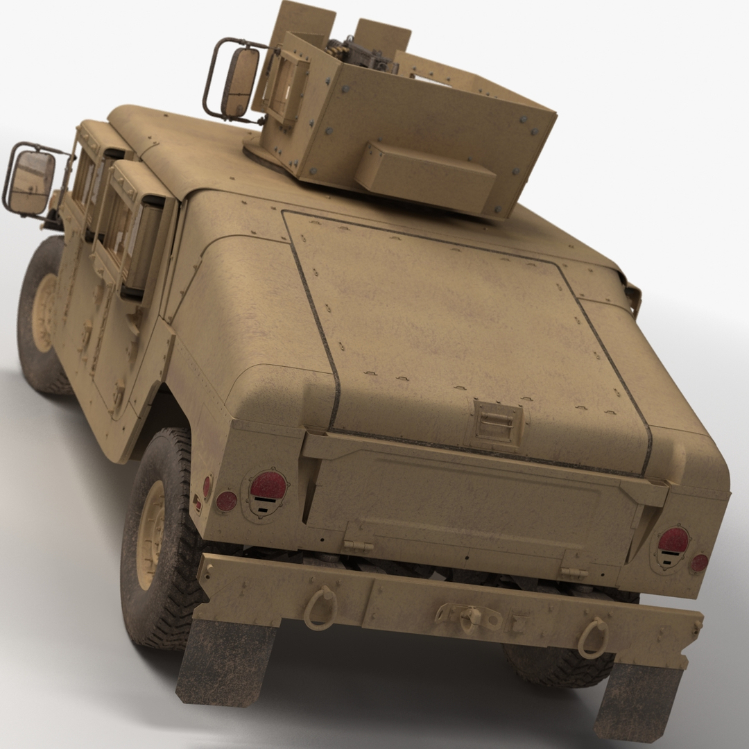 HMMWV Wojskowy Humvee Model 3D - TurboSquid 800475
