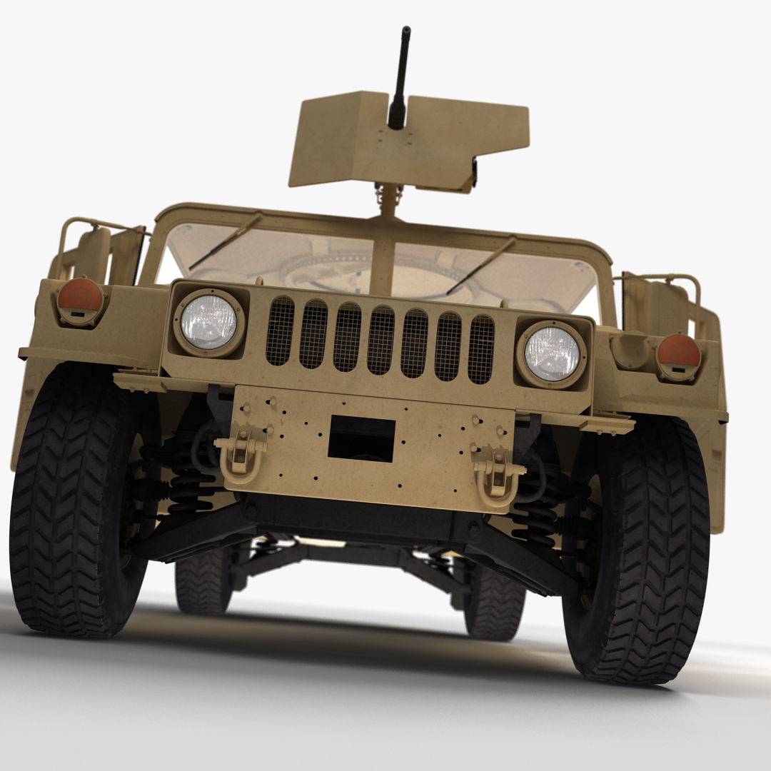 3ds realistic hmmwv military humvee