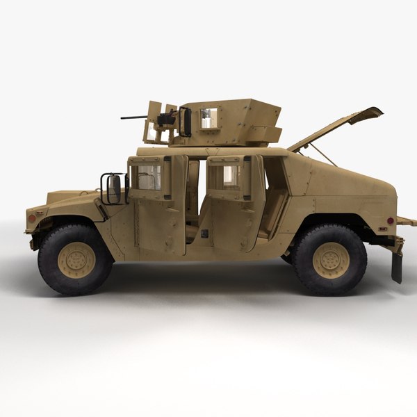 3ds realistic hmmwv military humvee