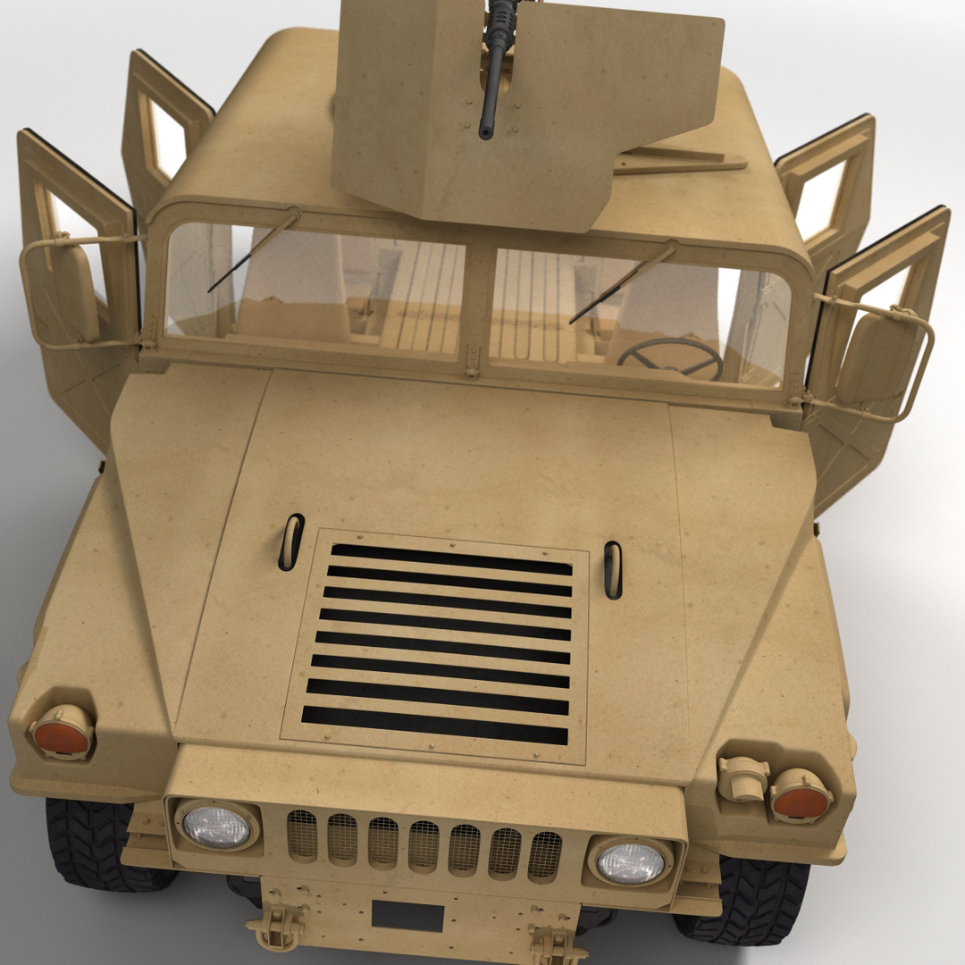 HMMWV Wojskowy Humvee Model 3D - TurboSquid 800475