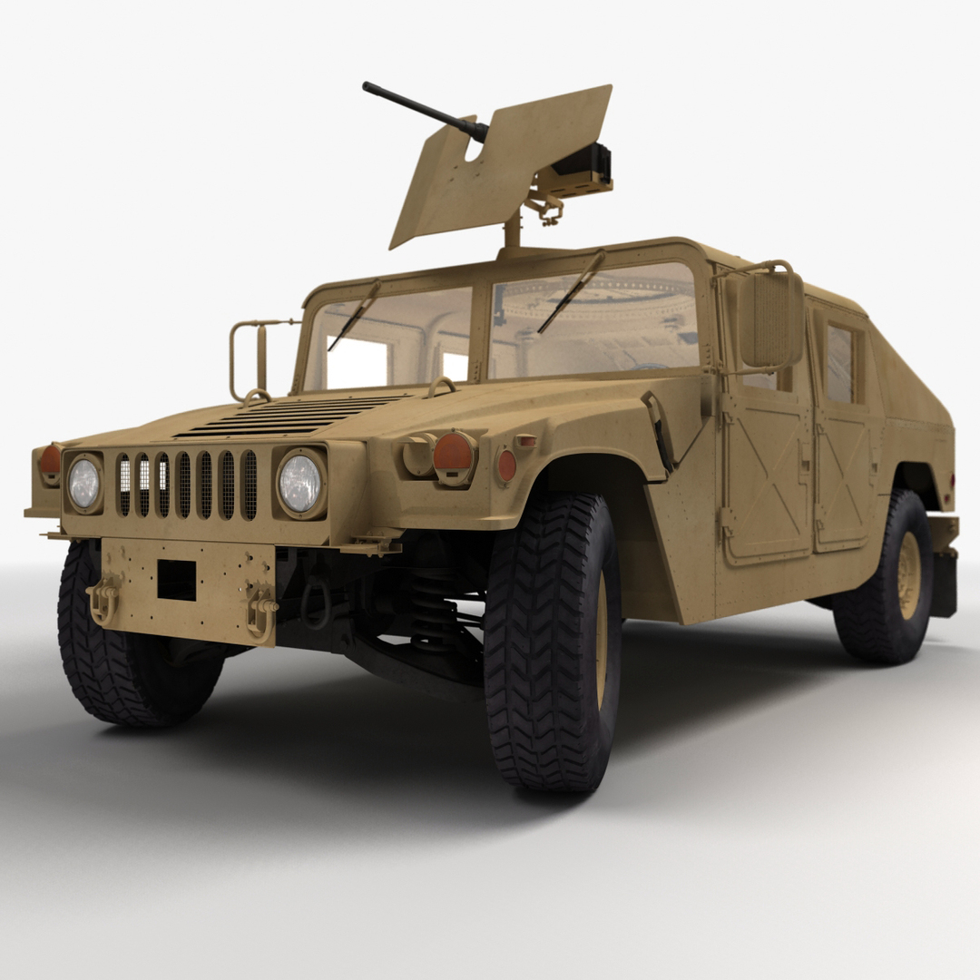 HMMWV Wojskowy Humvee Model 3D - TurboSquid 800475