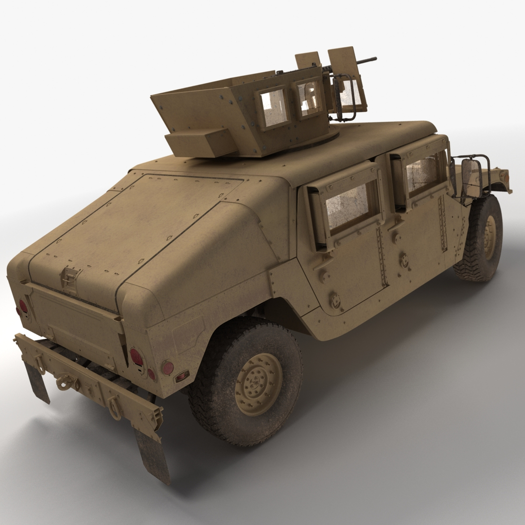 HMMWV Wojskowy Humvee Model 3D - TurboSquid 800475