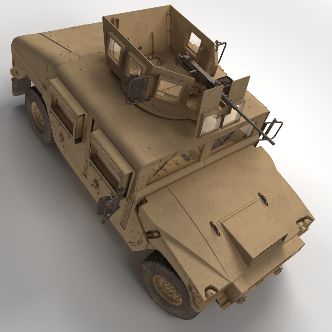 HMMWV Wojskowy Humvee Model 3D - TurboSquid 800475