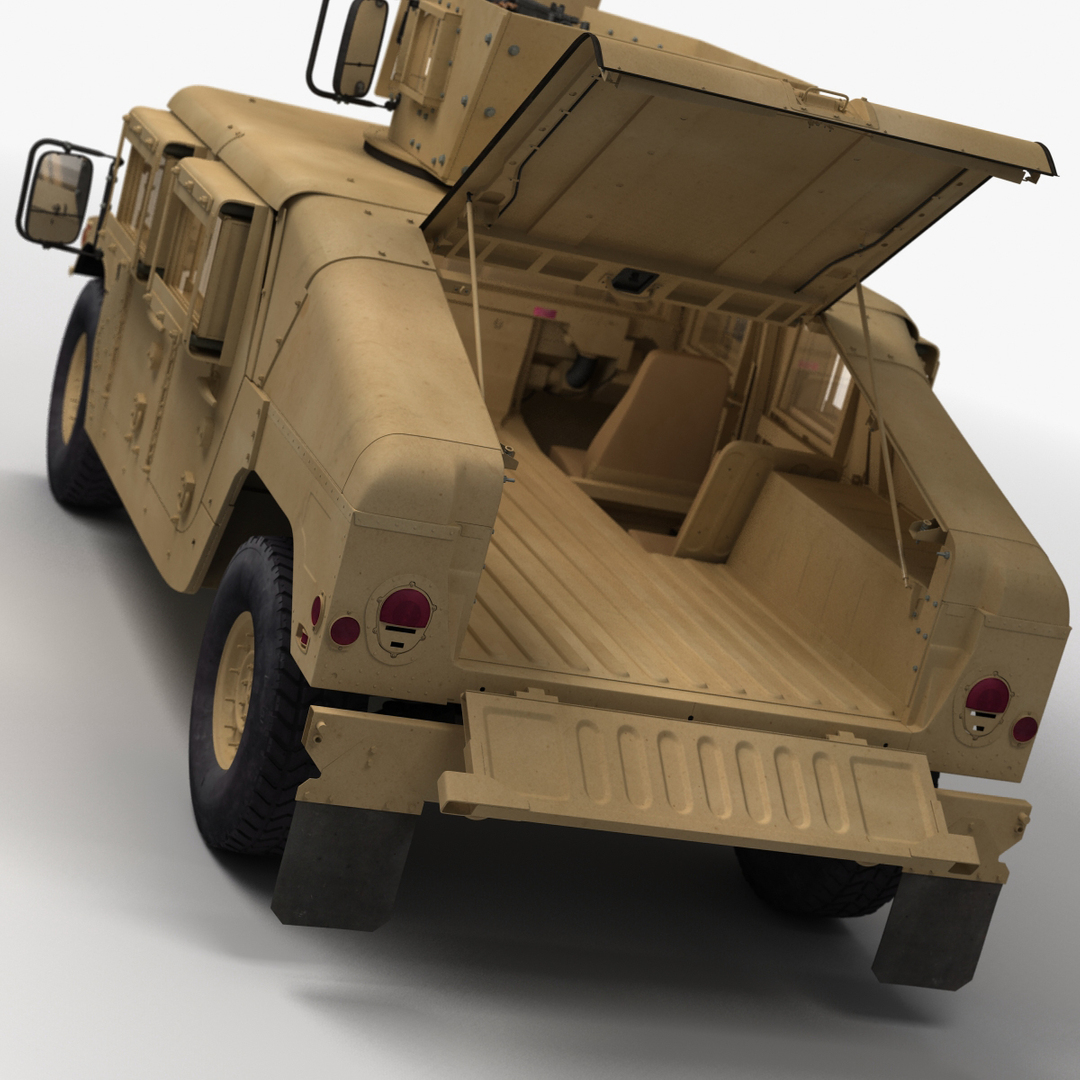 HMMWV Wojskowy Humvee Model 3D - TurboSquid 800475
