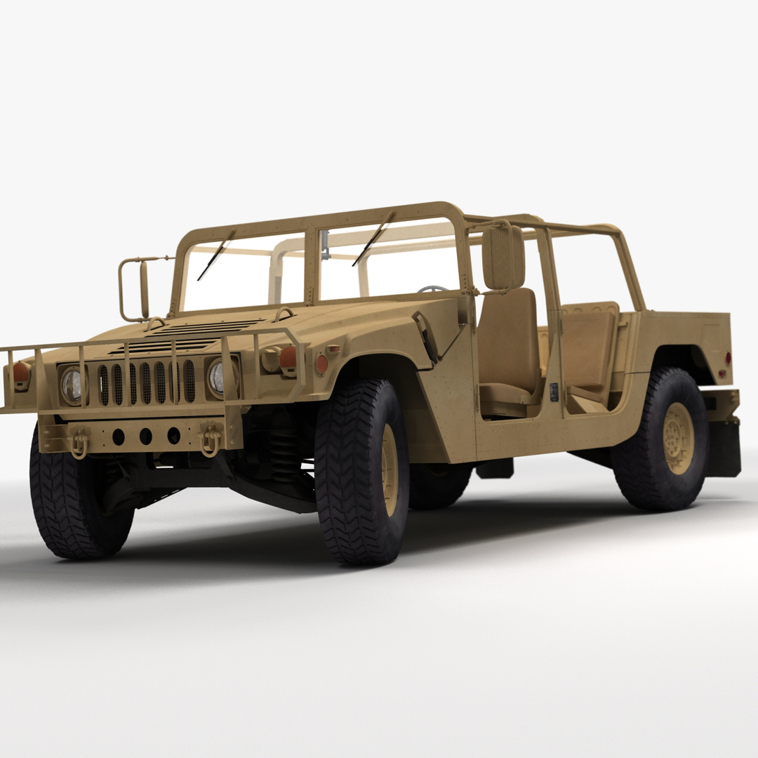 HMMWV Wojskowy Humvee Model 3D - TurboSquid 800475