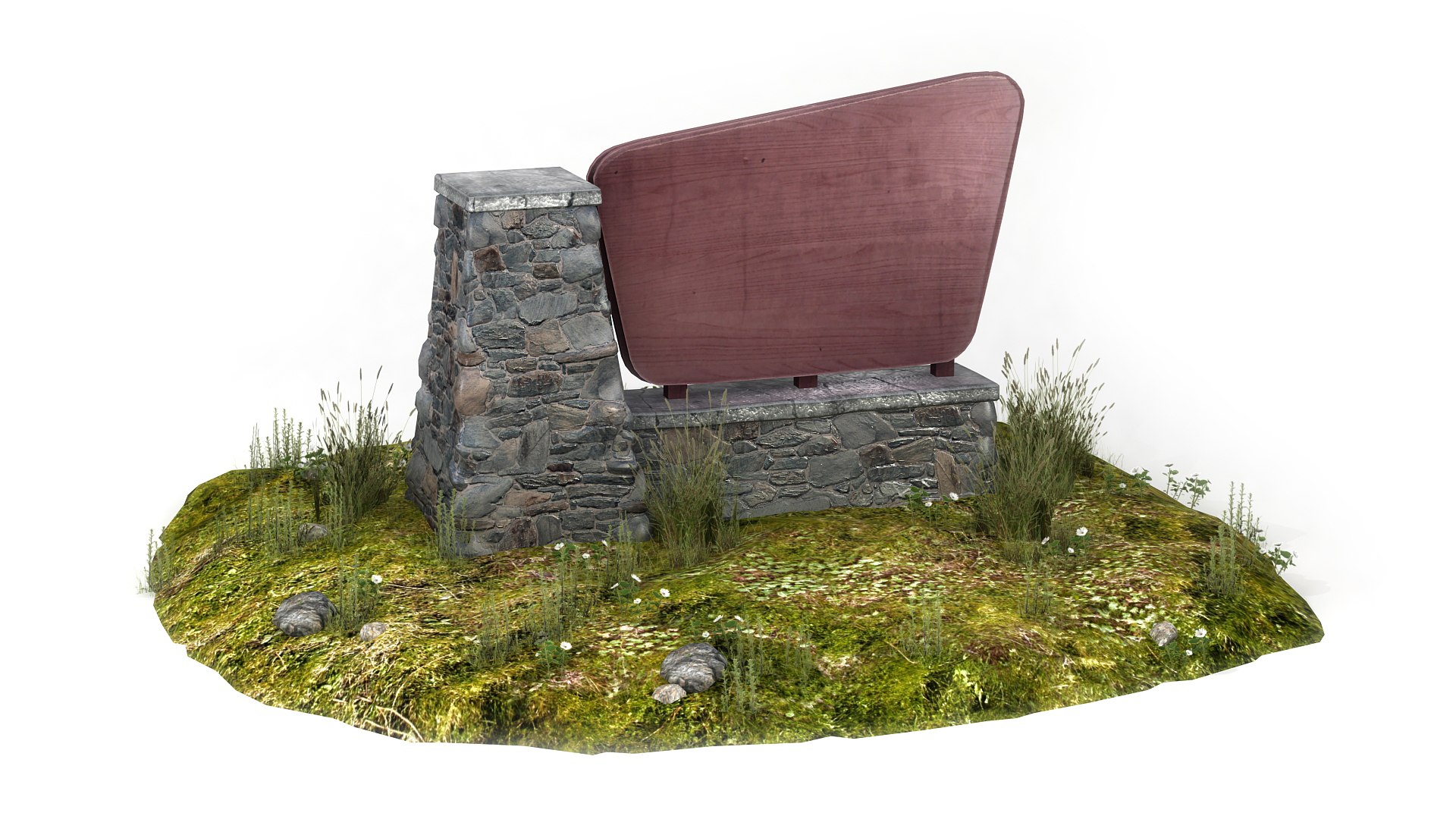 3D Model National Park Sign - TurboSquid 1678043