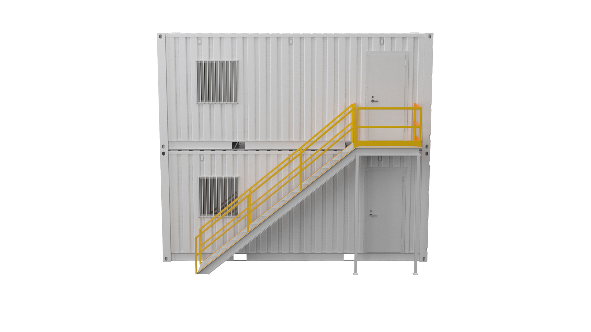 Office Container With Interior model - TurboSquid 2018032