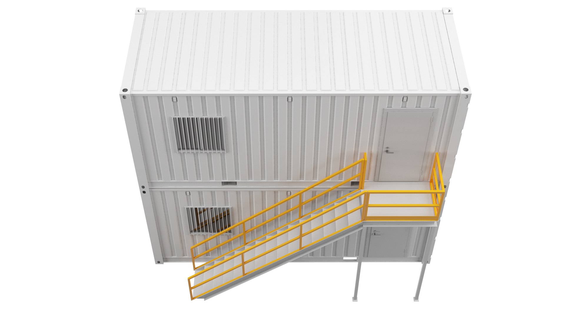 Office Container With Interior model - TurboSquid 2018032