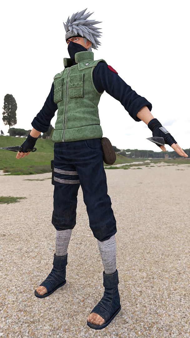 NARUTO - Hatake Kakashi 3D Model - TurboSquid 2357922