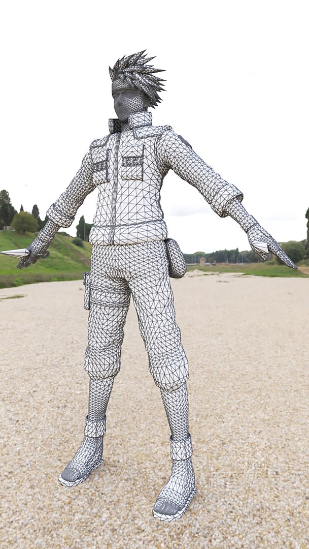 NARUTO - Hatake Kakashi 3D Model - TurboSquid 2357922