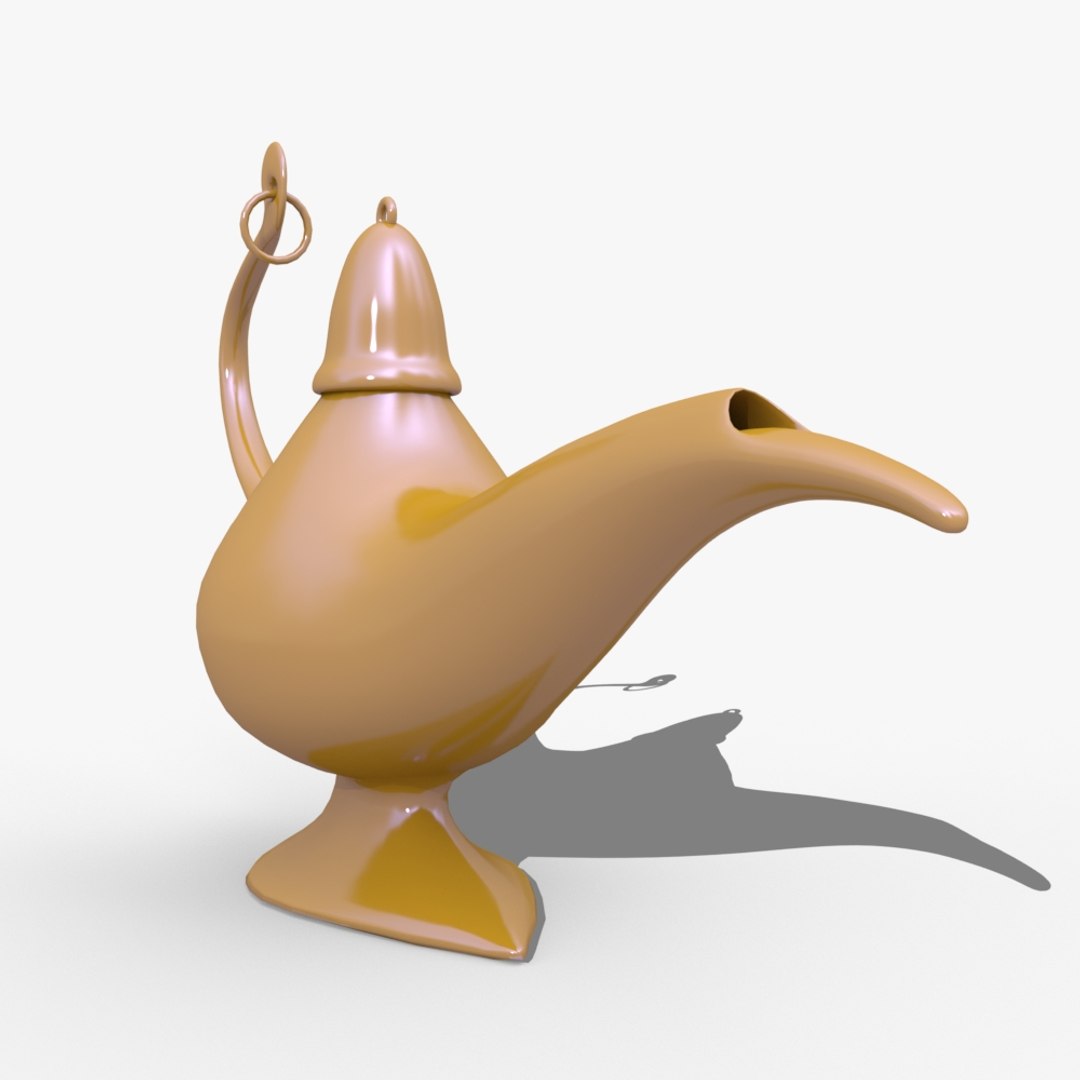 Magic Lamp 3D Model - TurboSquid 1154519