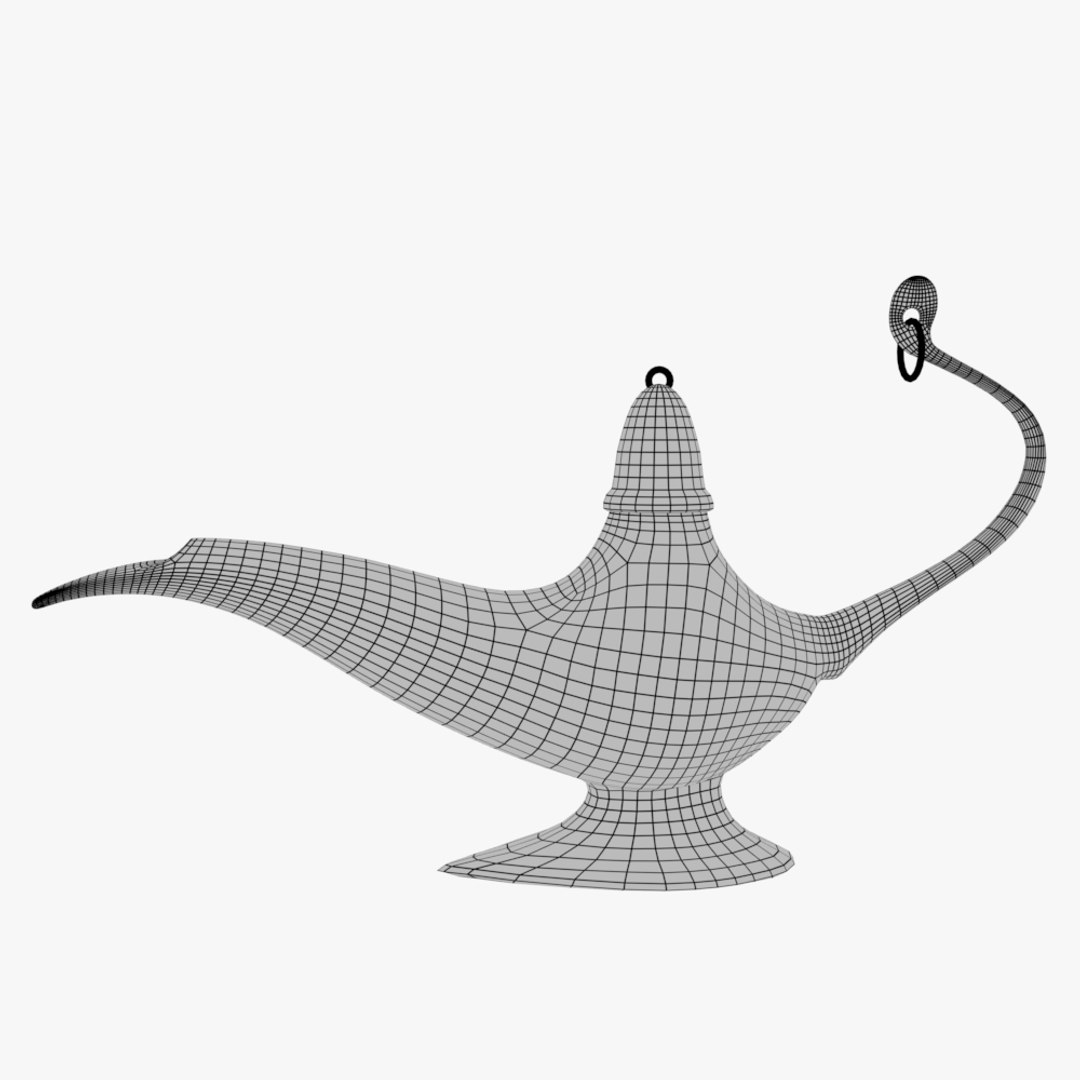 Magic Lamp 3D Model - TurboSquid 1154519