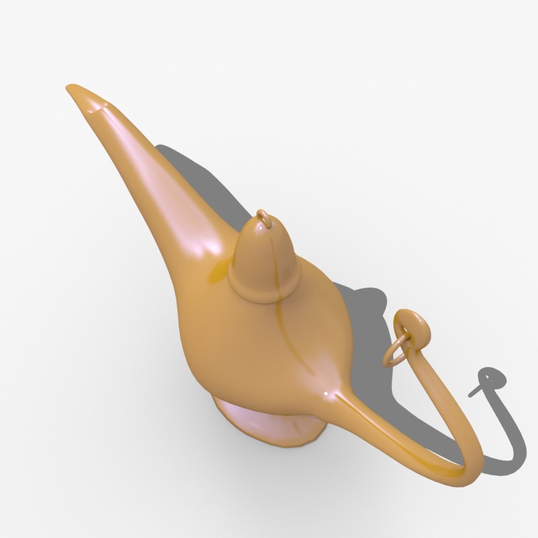 Magic Lamp 3D Model - TurboSquid 1154519