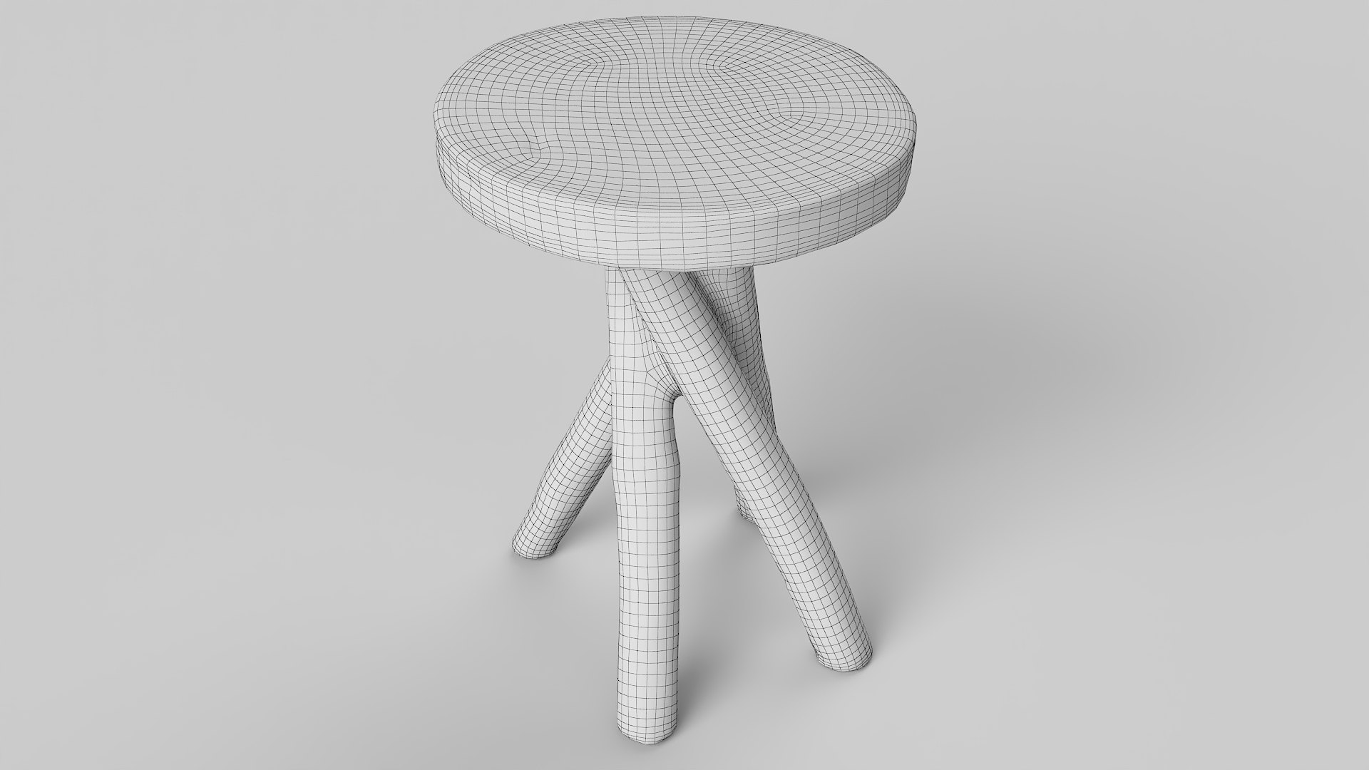 3D Old Stool 02 Model - TurboSquid 2120694