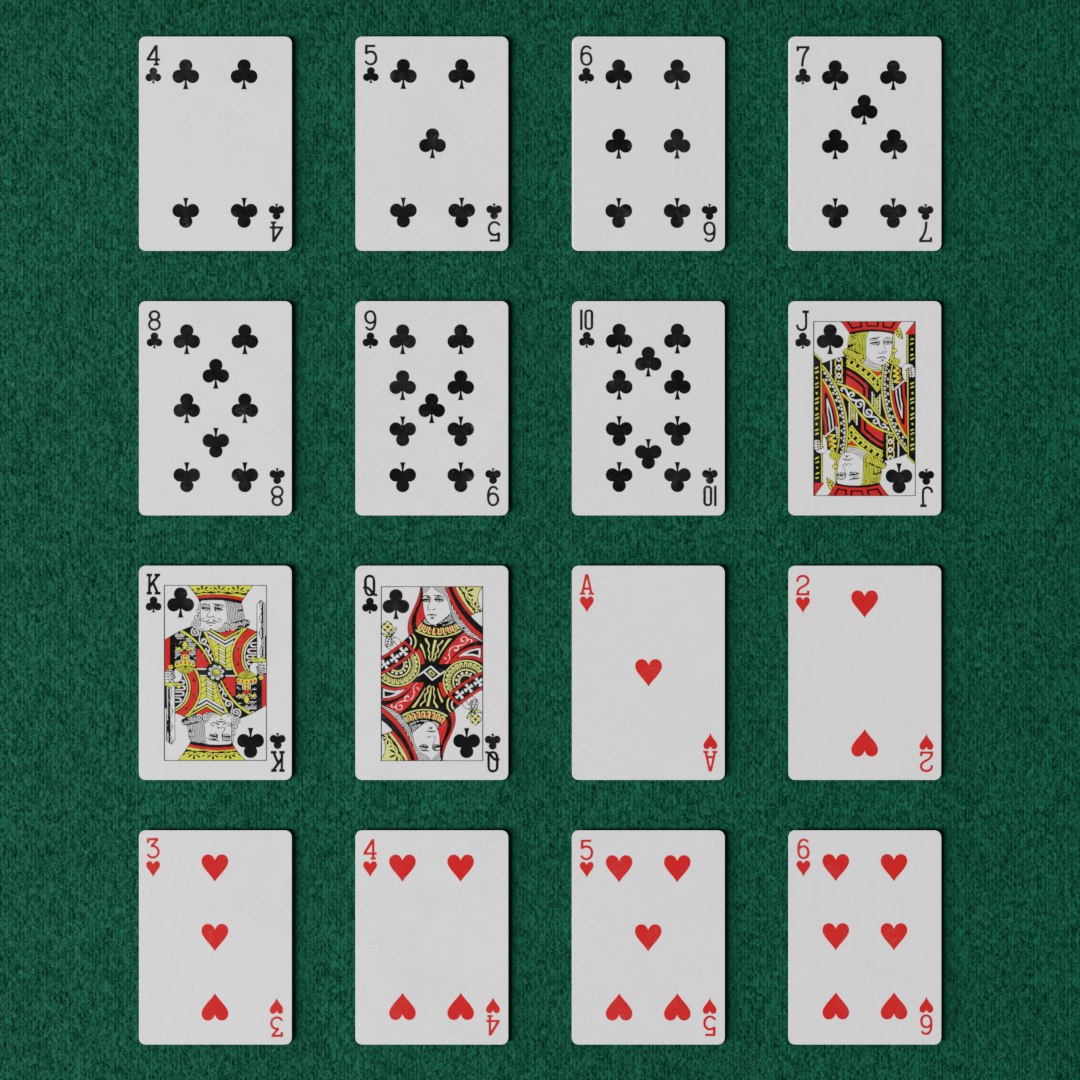 3D Playing Cards 3D Model - TurboSquid 2008717