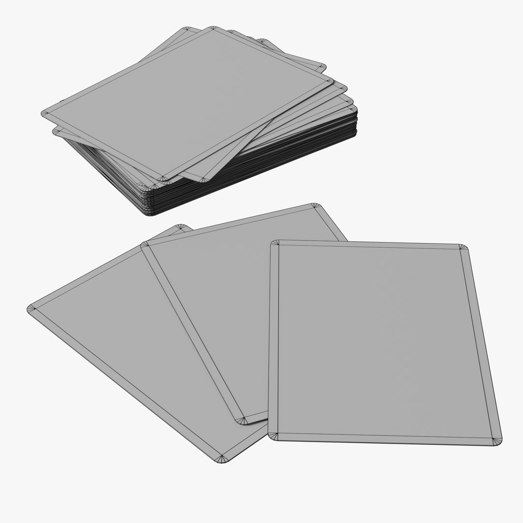 3D Playing Cards 3D Model - TurboSquid 2008717